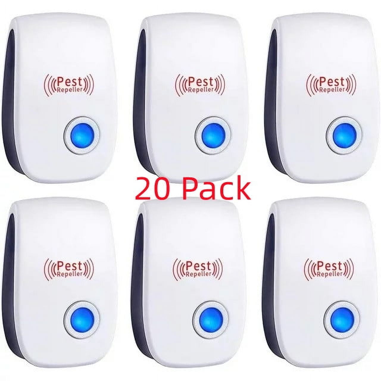 Plug in Pest Repeller Mosquito Repeller,Bexikou 20 Pack Ultrasonic Pest ...