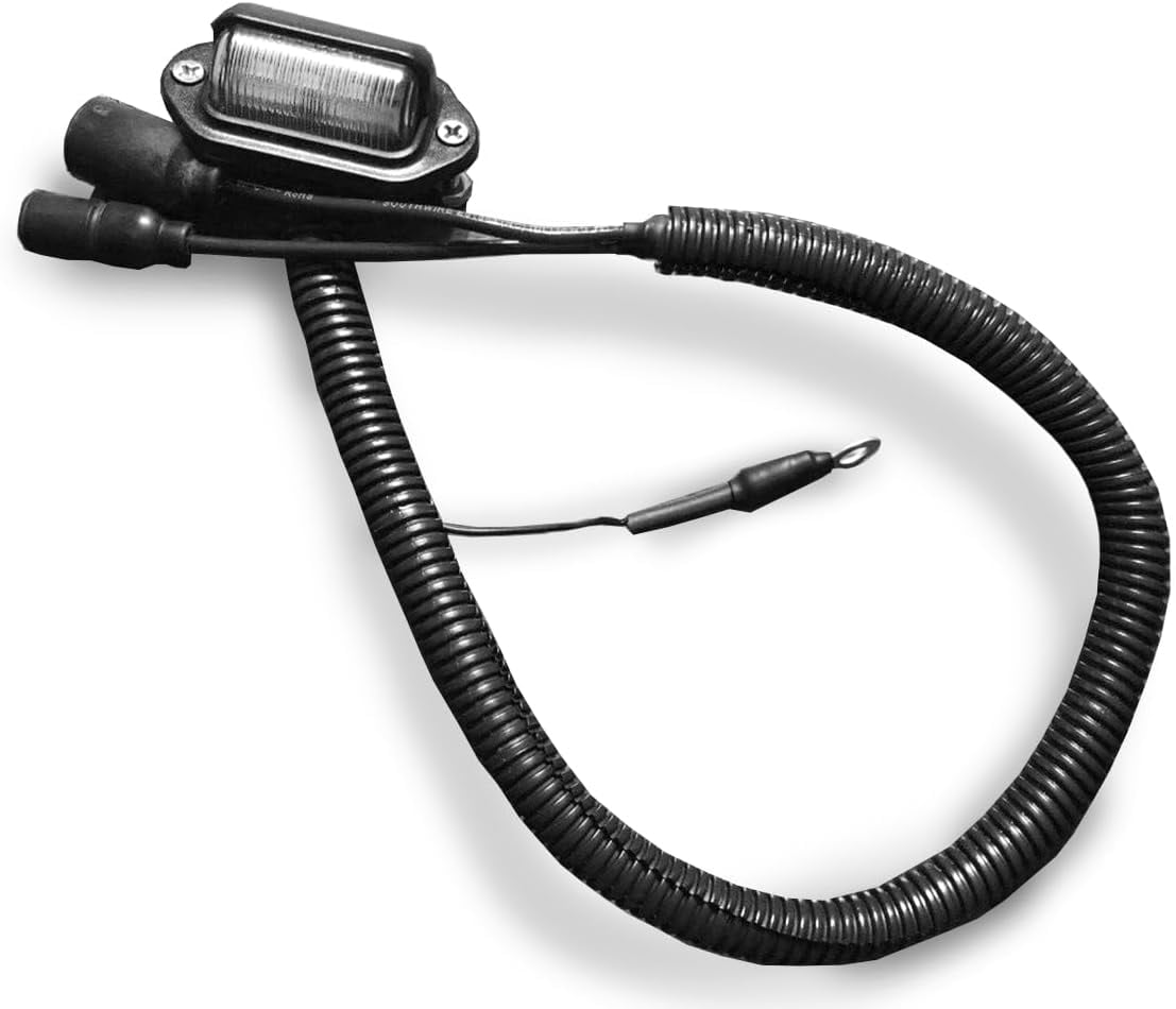 Plug & Play Prewired Small License Plate Light 24V LED Military HUMVEE ...