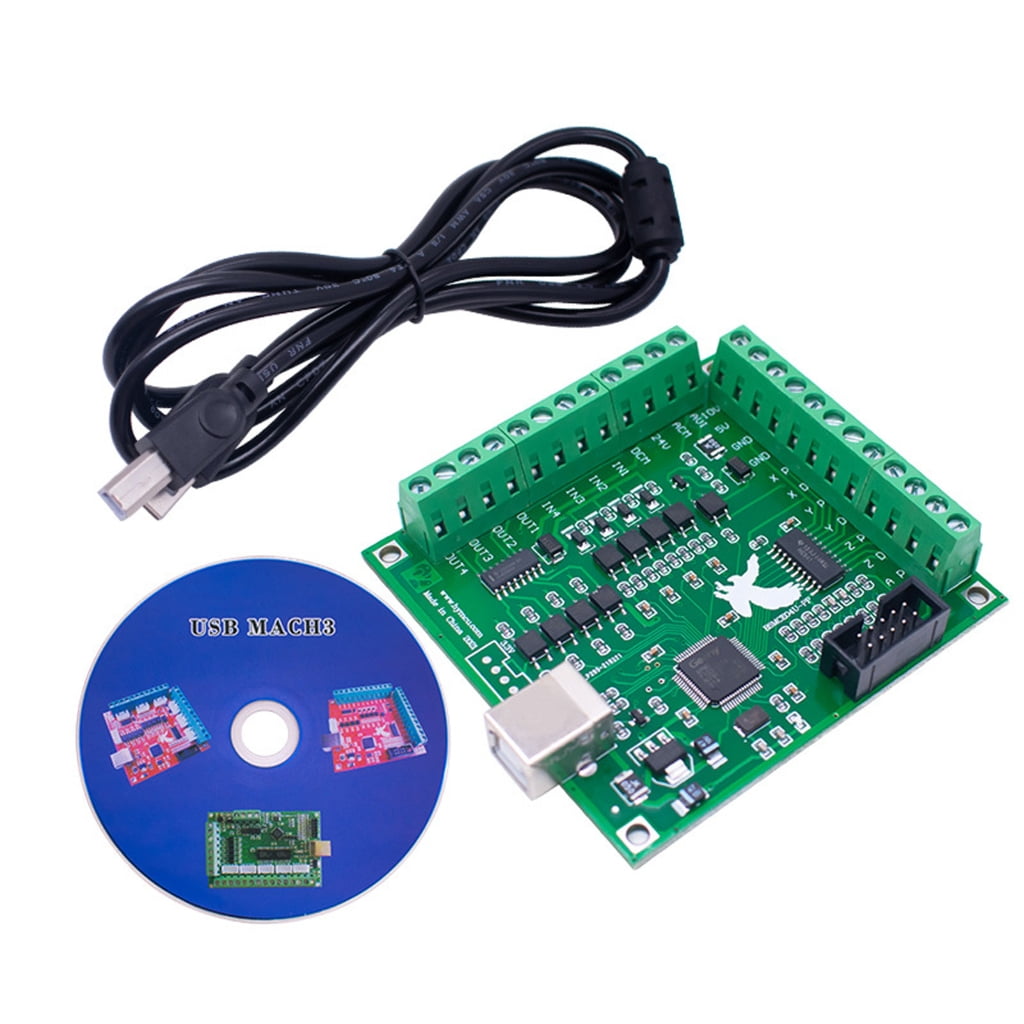 Plug Play USB Driver Controller Board Supporting 4 Axes Operation Auto ...