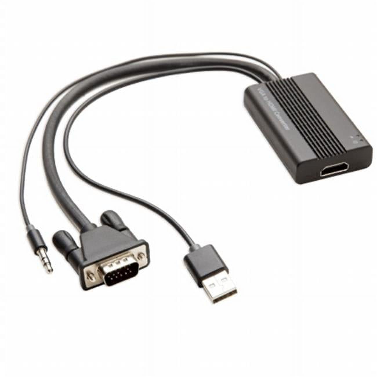 Plug & Play VGA to HDMI Converter with Audio Support, 1920 x 1080 ...