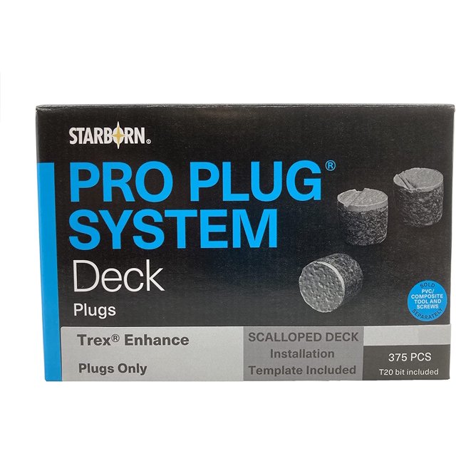 Plug System PXA636375 for Trex Enhance Toasted Sand Decking, 375 Plugs ...