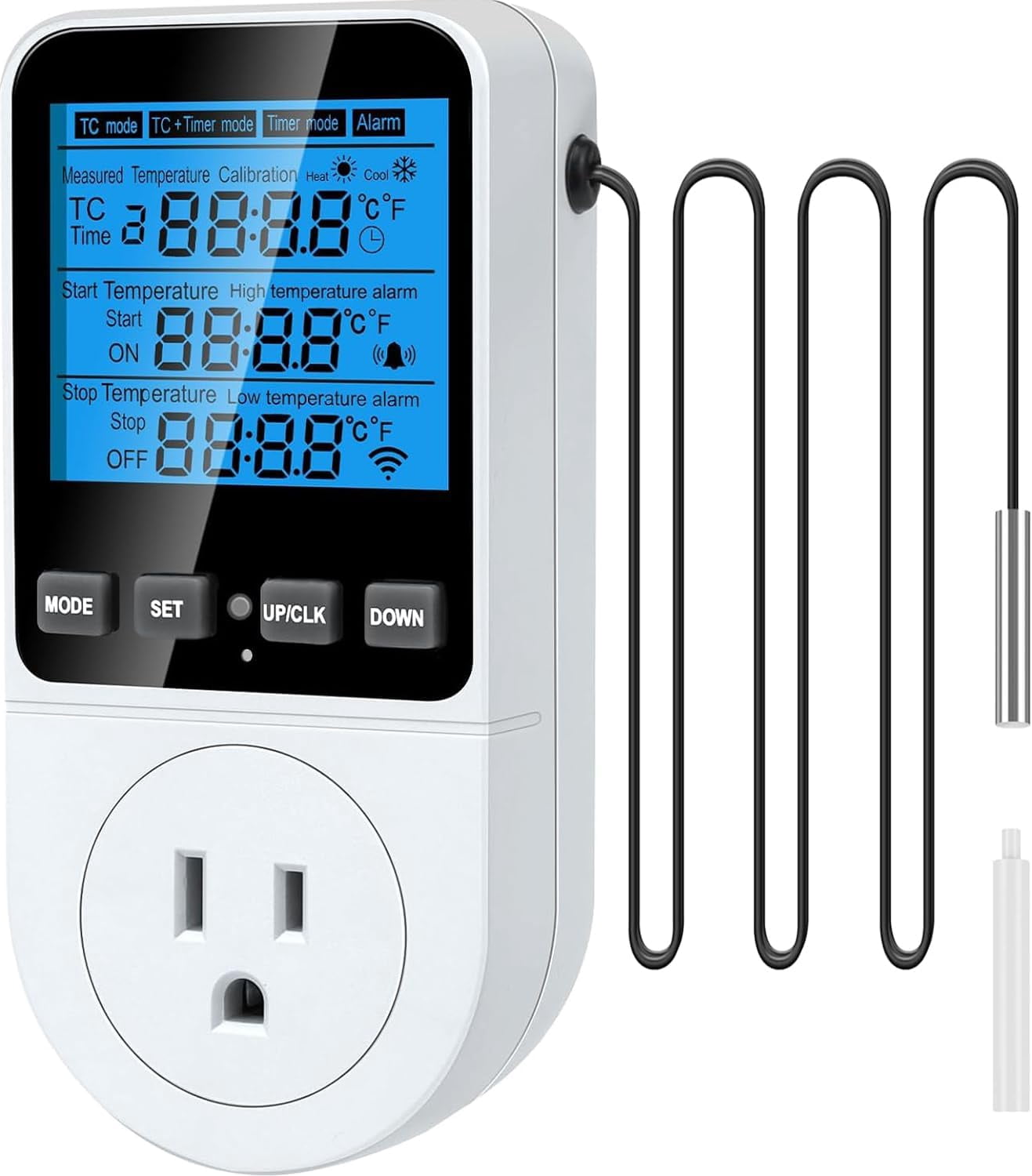 Plug in Thermostat Temperature Controller, Digital Thermostat ...