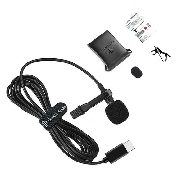 Plug and Play USB Type C Clip On Mic for Computer,Portable Recording ...