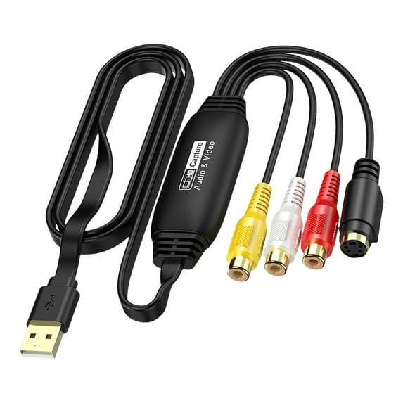 Plug and Play USB Video Acquisition Device USB2.0 Card Adapter Cable ...