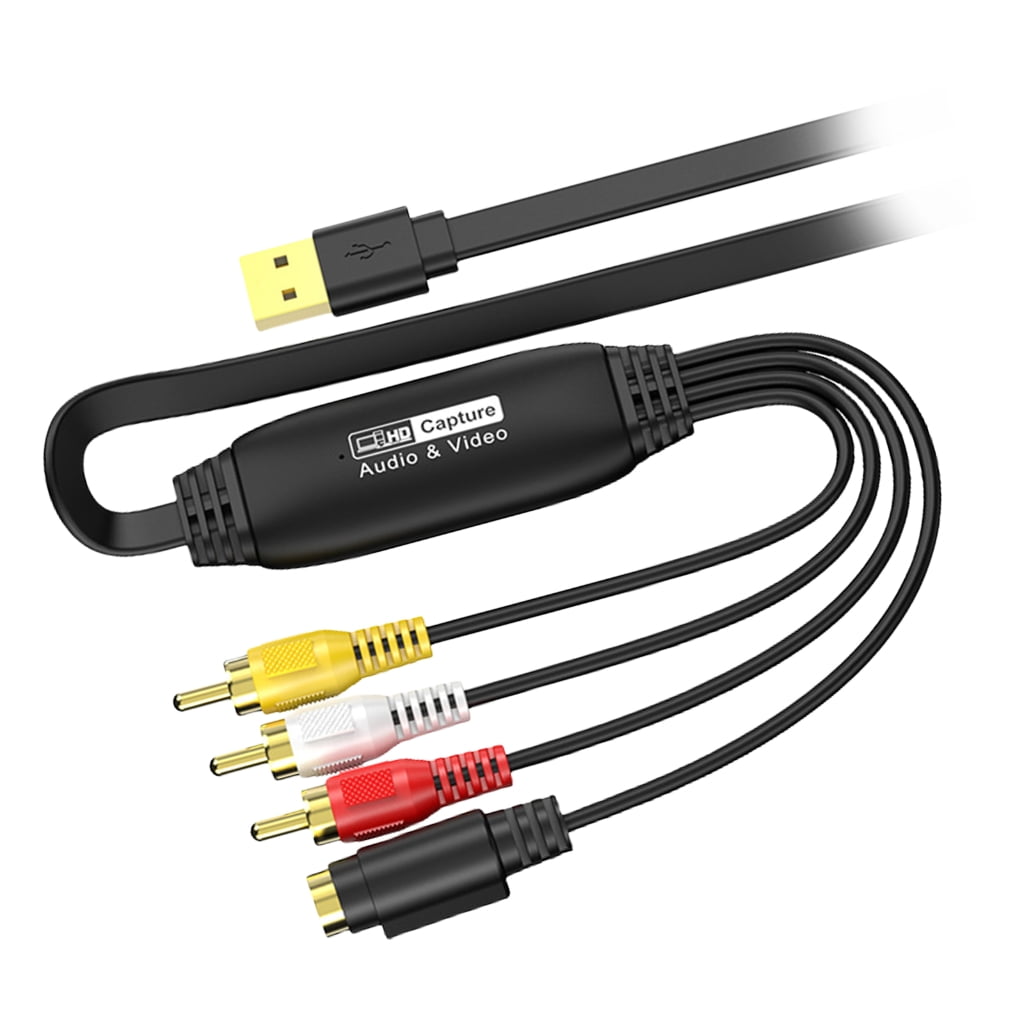 Plug and Play USB Video Capture Device USB2.0 Acquisition Card Adapter ...