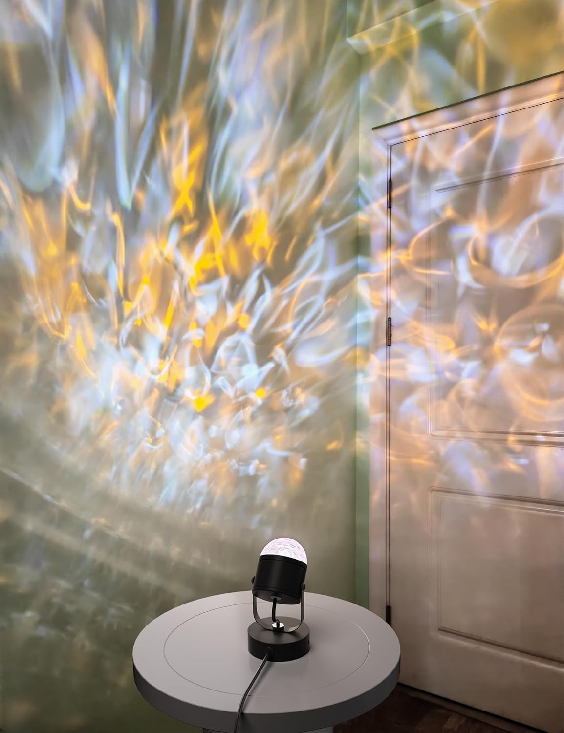 Plug-in Dynamic Ocean Wave Table Lamp Water Ripple Night Light ...