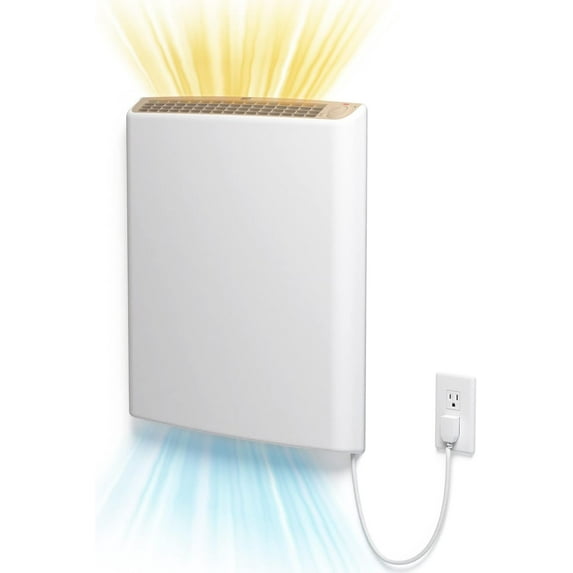 Plug-in Electric Panel Wall Heaters for Indoor Use, Energy Efficient 24 ...