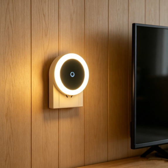 Plug in LED Night Light with Auto Light Sensor, Soft Glow Bedroom ...