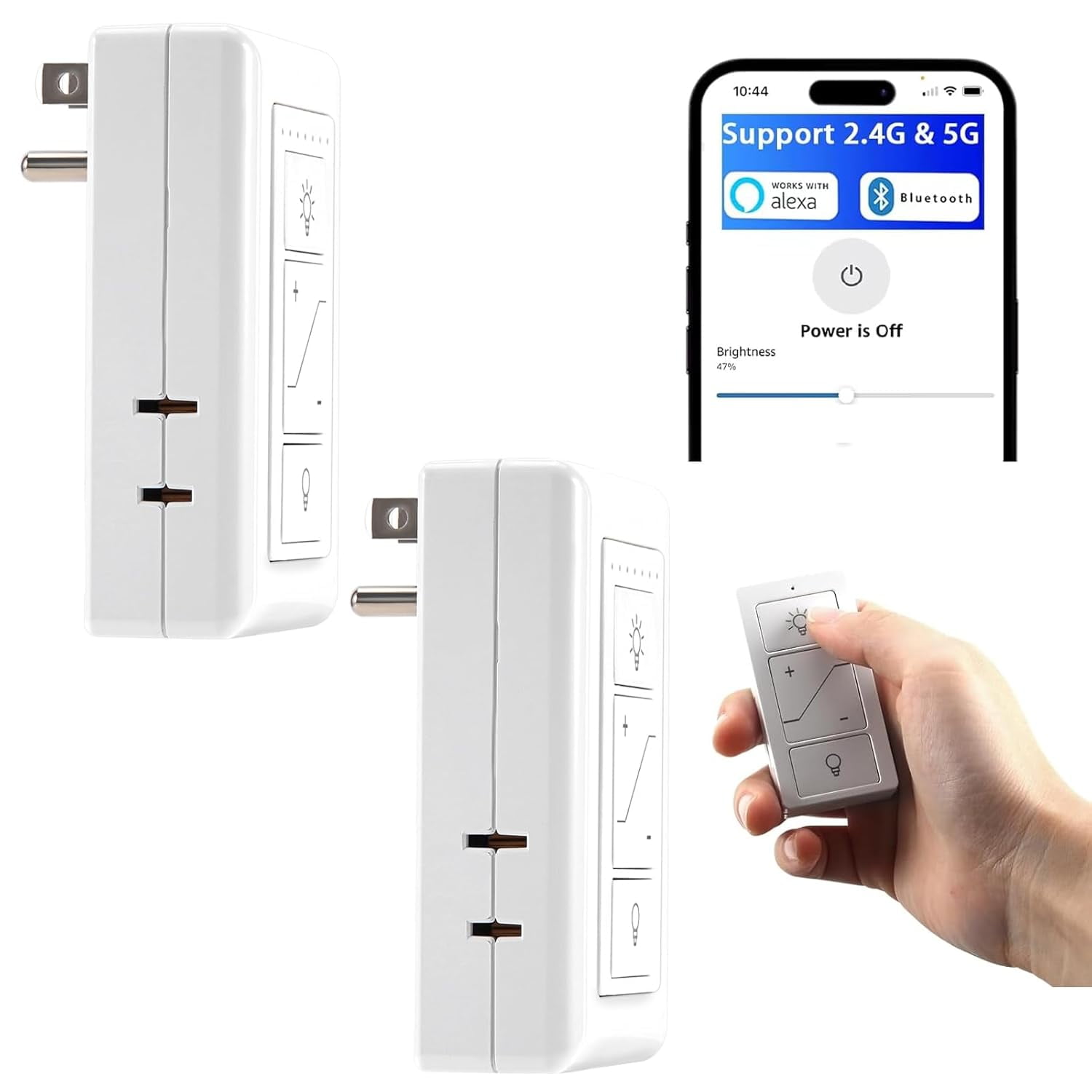 Plug-in Lamp Dimmer (Supports 2.4G & 5G Smart Plug-in Lamp Dimmer ...