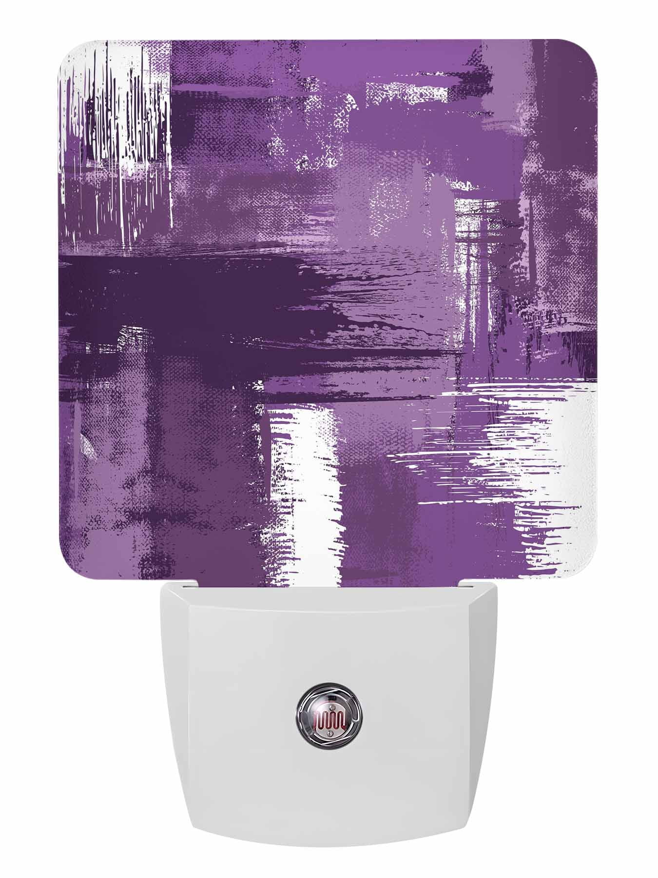 Plug-in Night Light,Abstract Minimalism Graffiti Art Painting Wall LED ...
