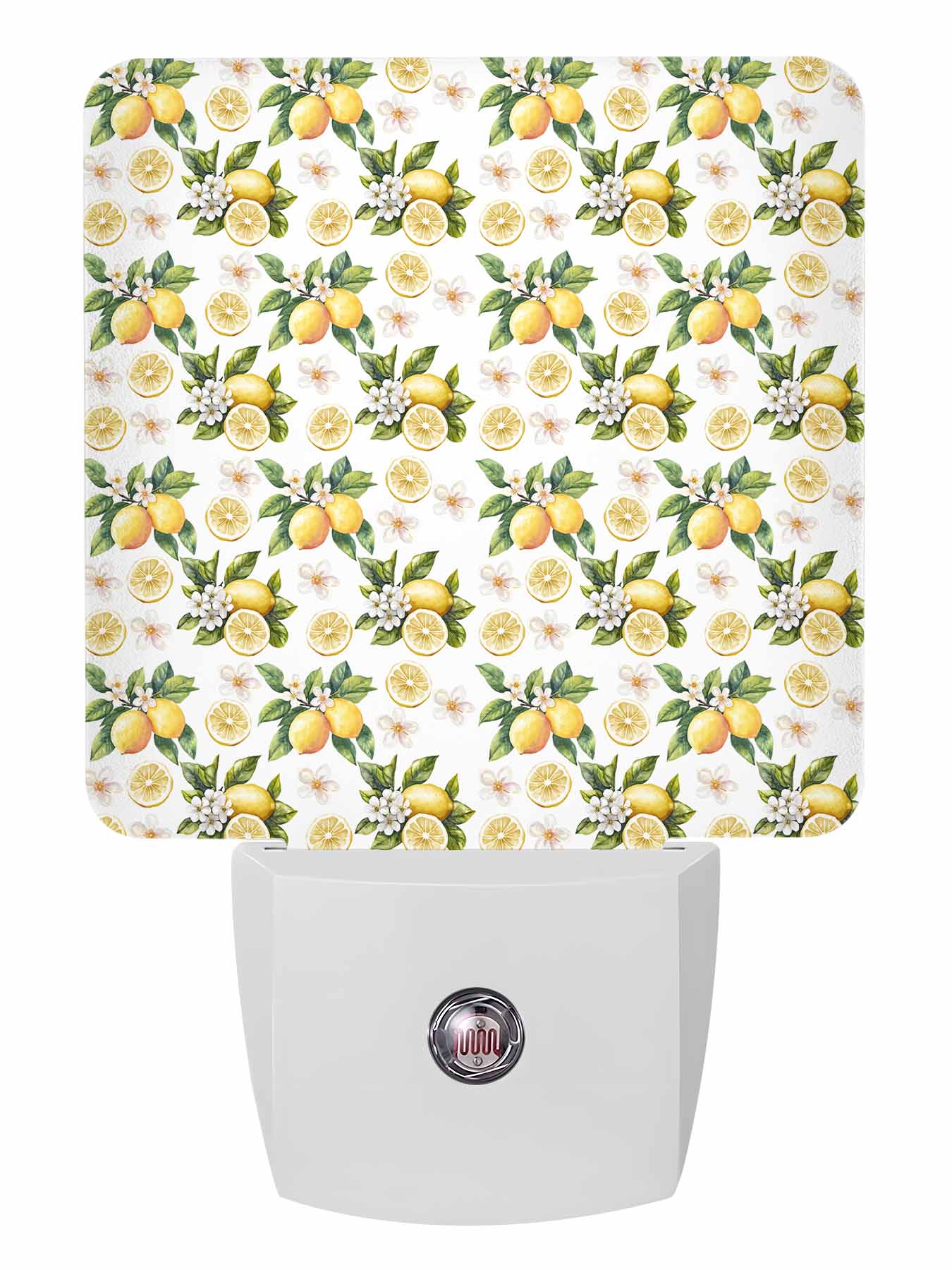 Plug-in Night Light,Countryside Farm Yellow Fruit Leaves Wall LED Lamp ...
