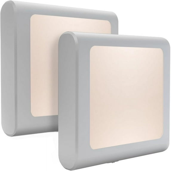 Plug-in Night Light with Dusk to Sensor,Adjustable Brightness Warm ...