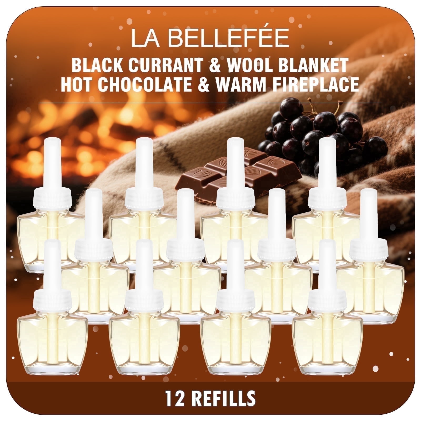 Plug in Scented Oil Refill, 12ct,Spruce,Caramel,Espresso,Raspberry ...