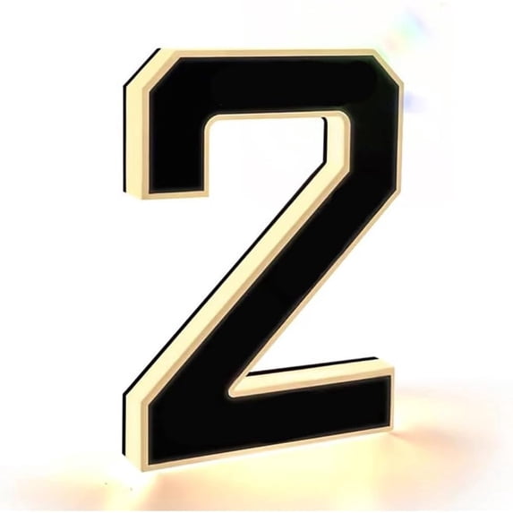 Plug-in version， Light-Up House Numbers - Waterproof Backlit Address ...