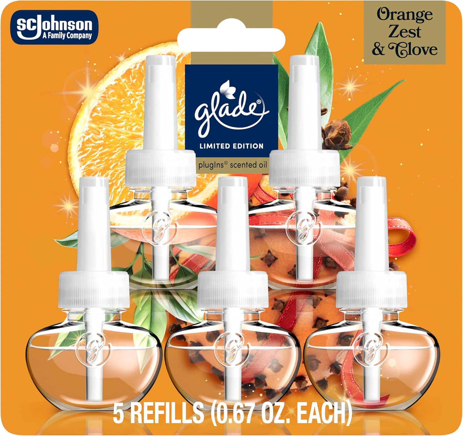 PlugIns Refills Air Freshener, Orange Zest & Clove, Scented and ...
