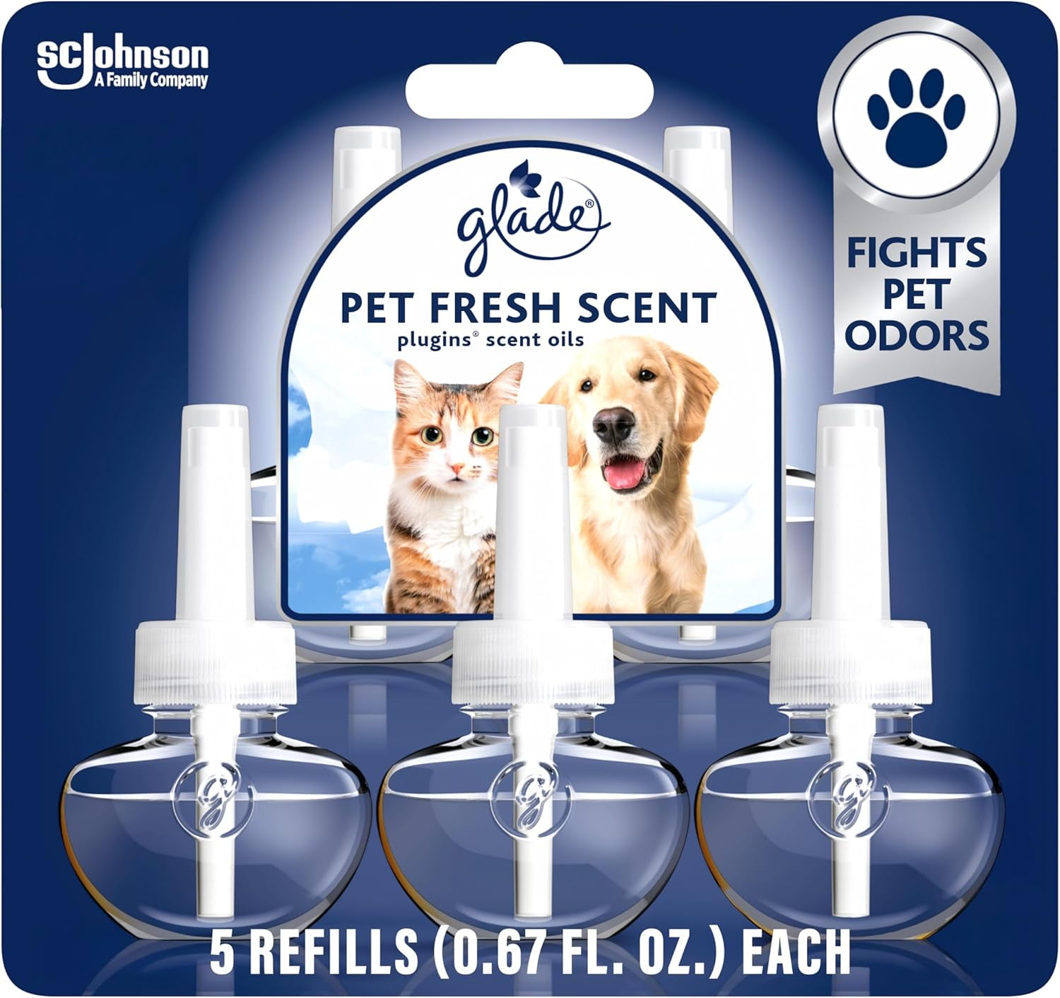 PlugIns Refills Air Freshener Pet Fresh Scent Scented and Essential ...