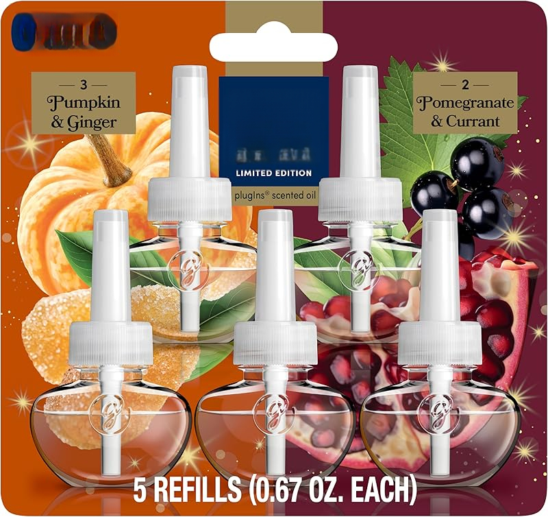 PlugIns Refills Air Freshener, Pumpkin & Ginger, Scented and Essential ...