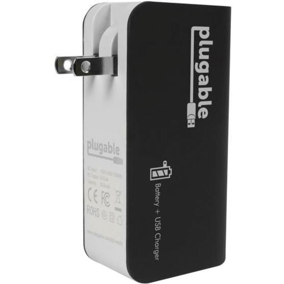 Plugable Plugable USB 2-Port Power Bank + Pass Through Smart Charging ...