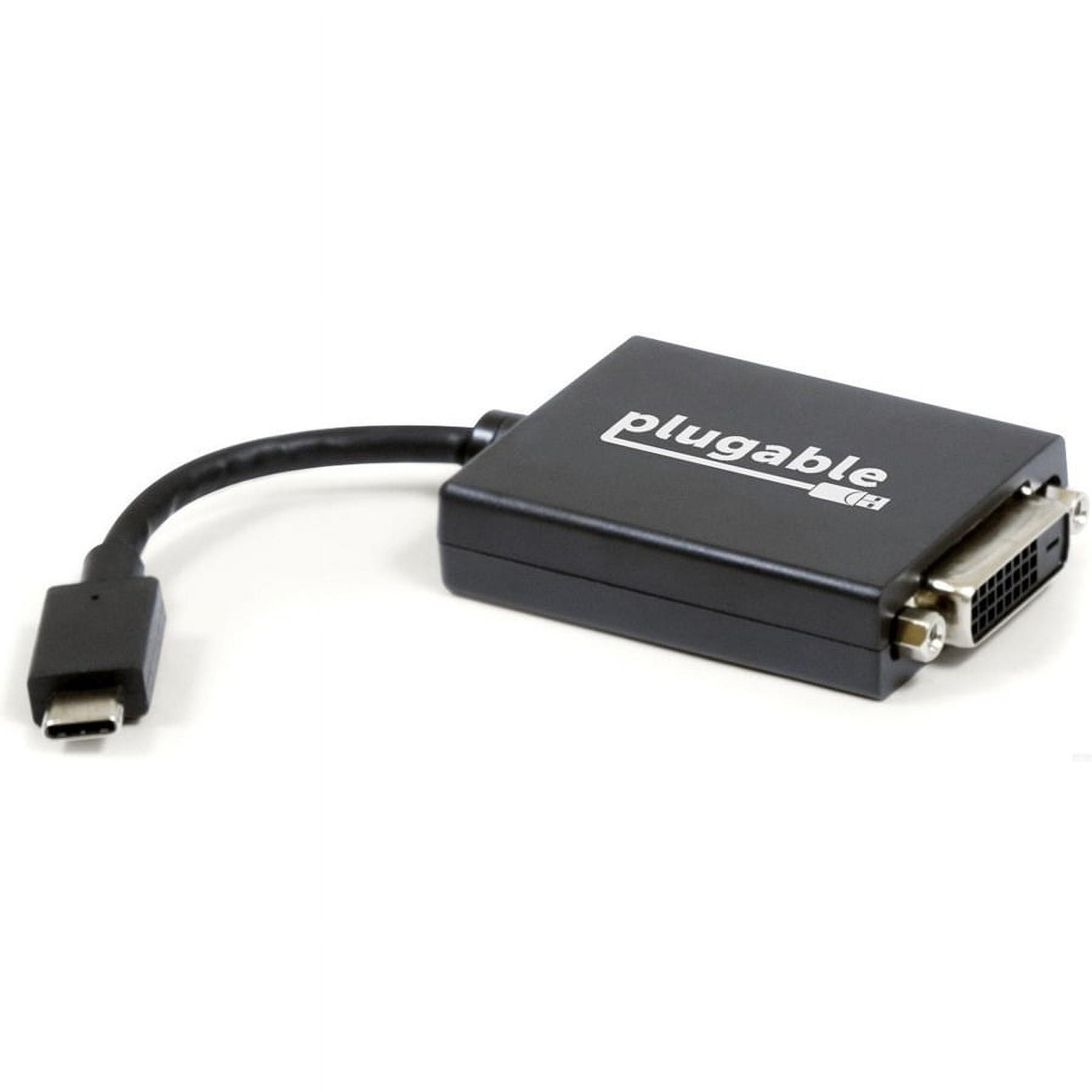 Plugable USB C to DVI Adapter, Connect Your USB-C Laptop to a DVI ...
