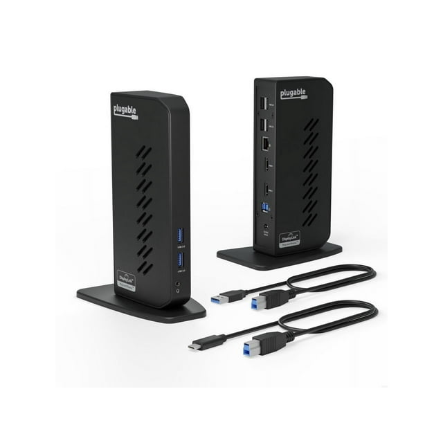 Plugable Universal Laptop Docking Station - PC Compatible, USB 3.0, USB ...