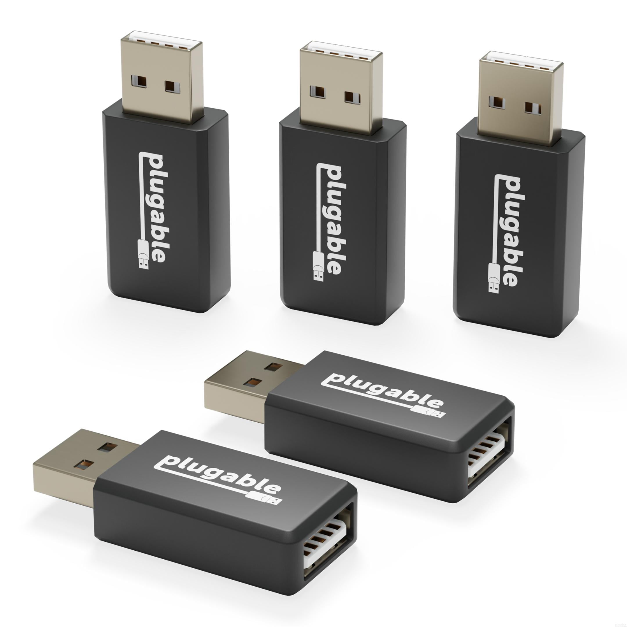 Plugable USB Data Blocker 5-Pack, Prevent Juice Jacking, Safe 1A ...