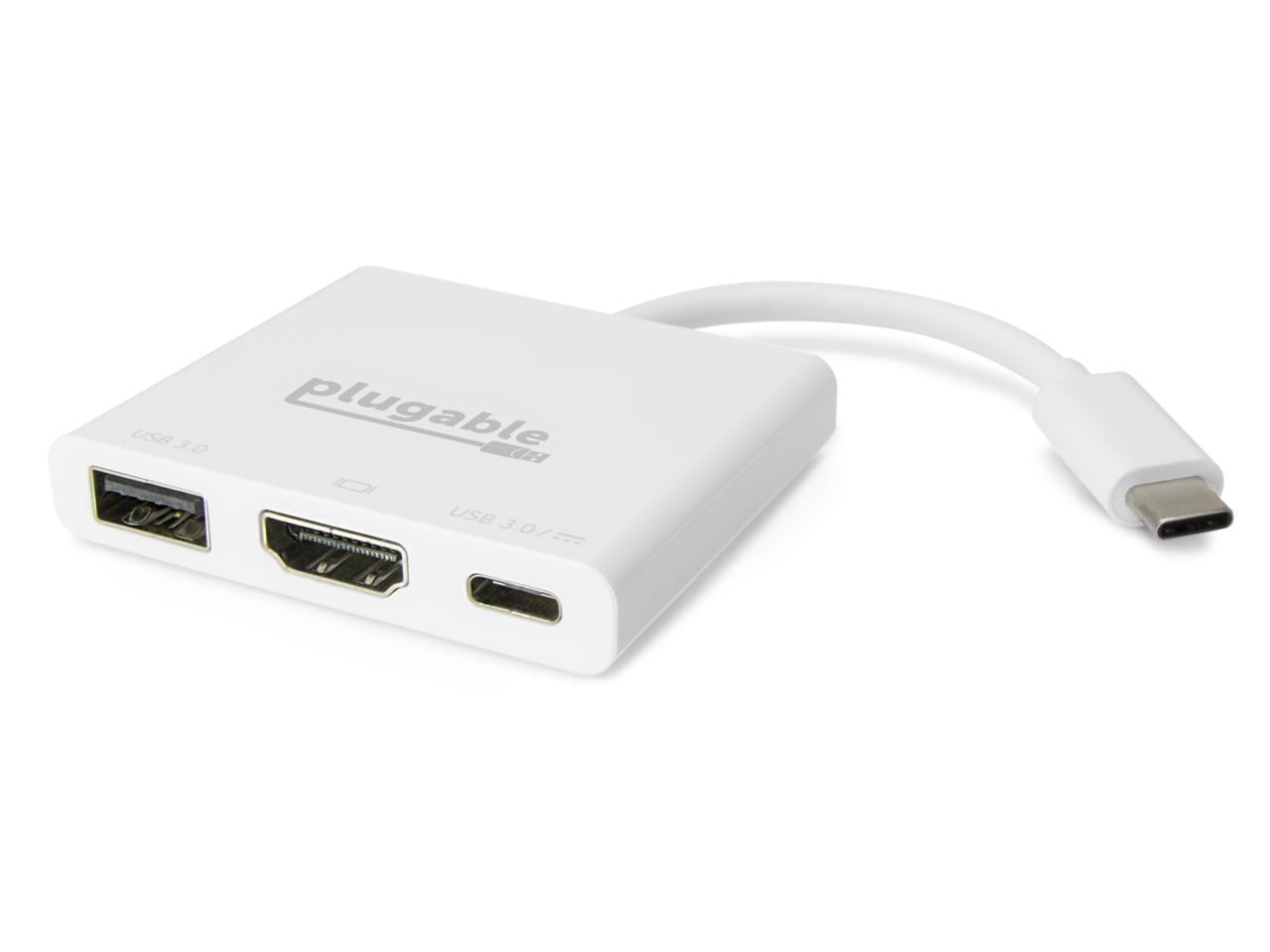 Plugable USB Type-C Mini Dock with HDMI USB 3.0 and Pass-Through ...