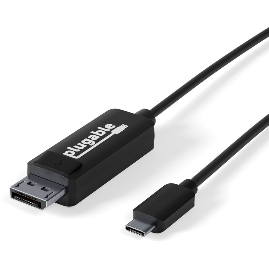 Plugable USB-C to DisplayPort Cable, 6ft, 4K at 60Hz, Thunderbolt ...