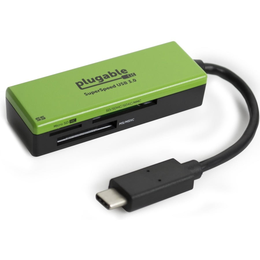 Plugable USB C SD Card Reader, USB C Card Reader for SD, Micro SD, MMC ...