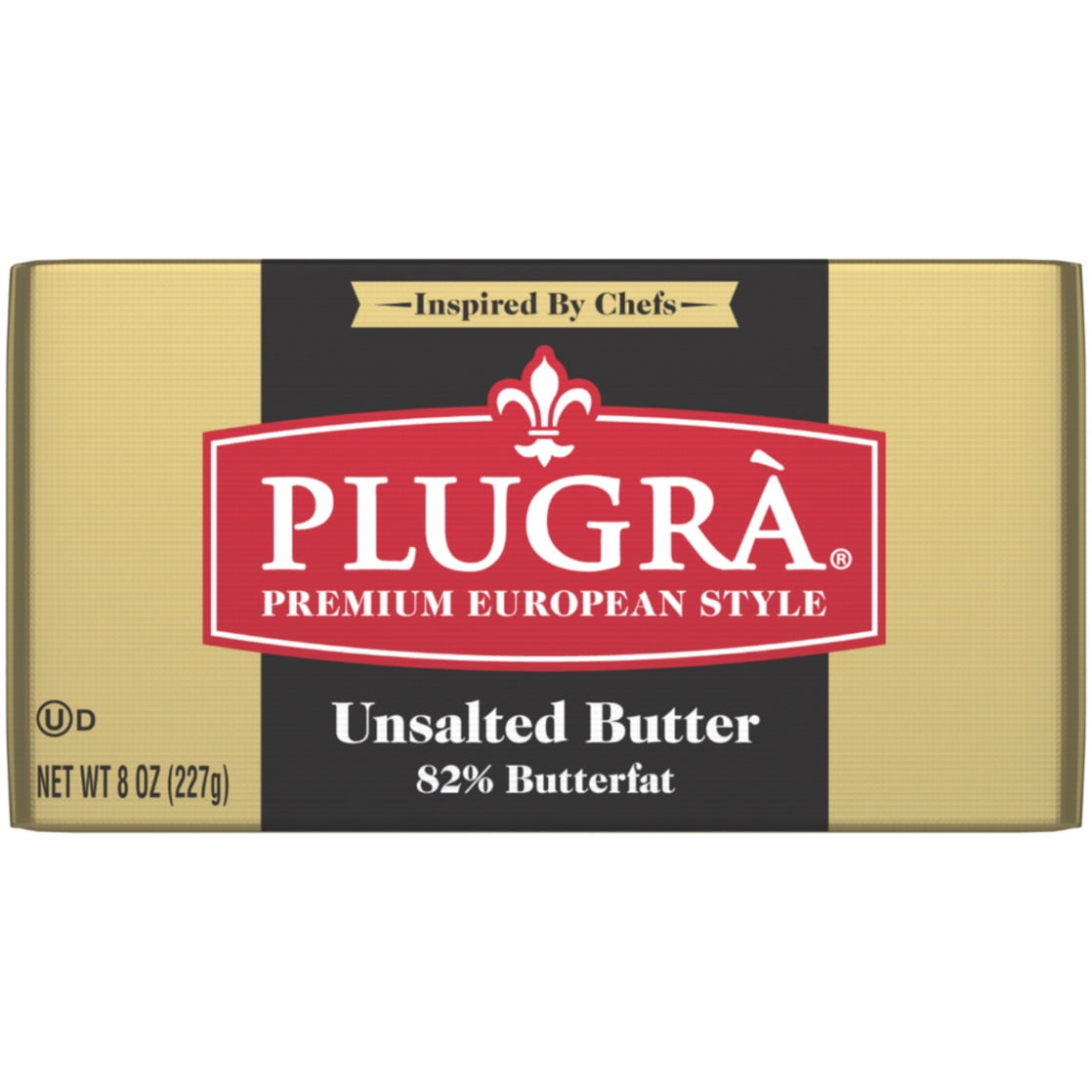 Plugra Unsalted Butter 12x8 oz Created by Chefs, Made with Real Milk ...