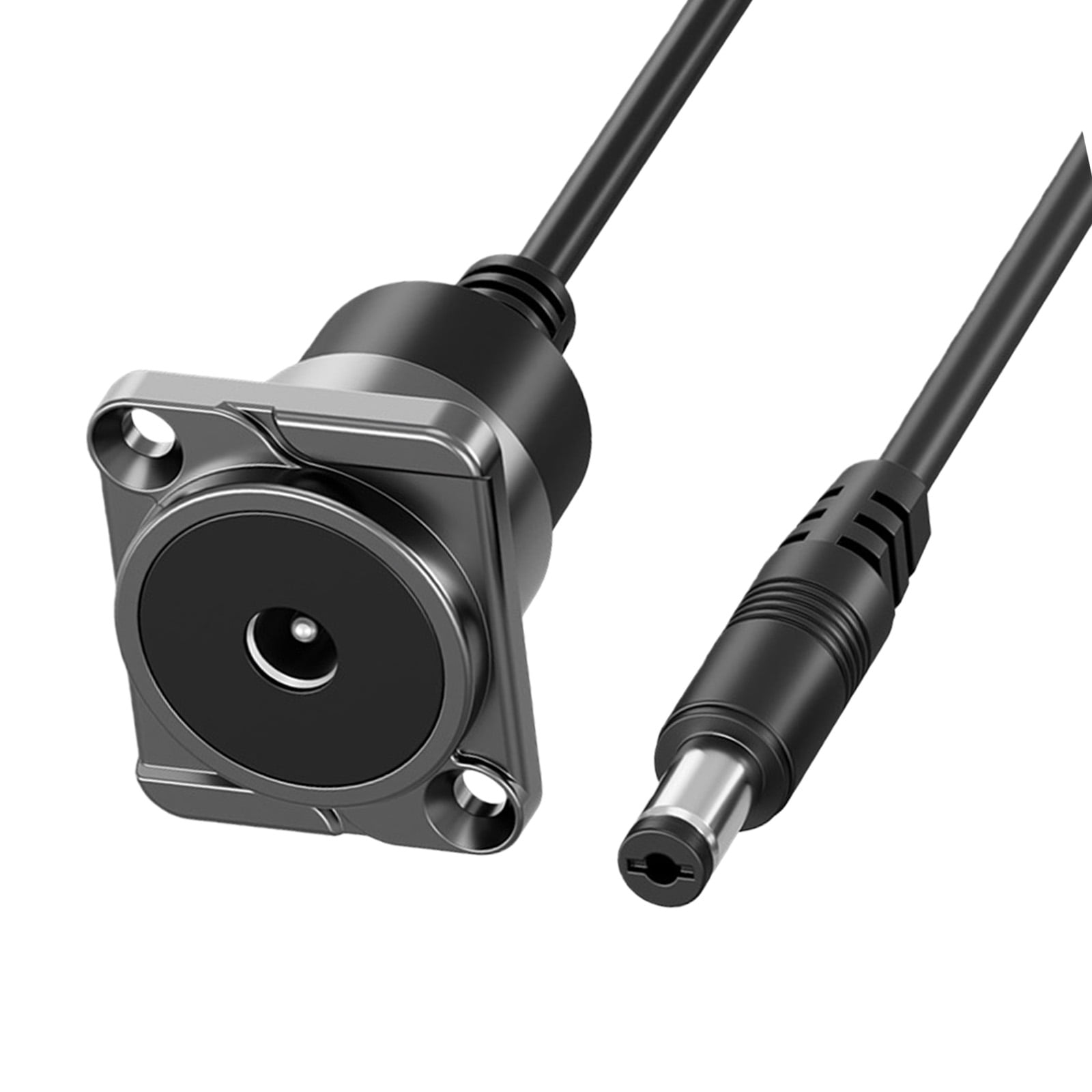 Plugs and Play DC5.5x2.1mm Female to Male Panel Mount Connectors ...