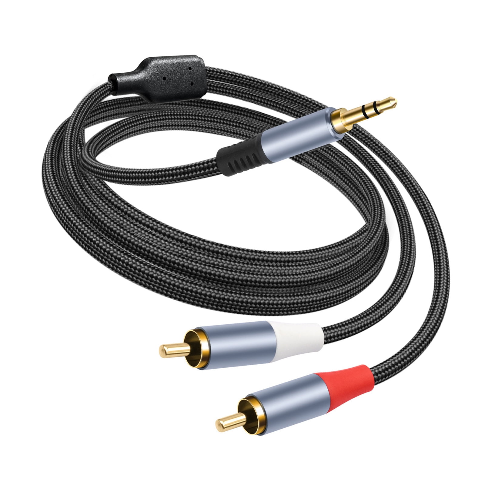Plugs and Play Stereo Music Cable 3.5mm Male to 2 Male Cable for ...