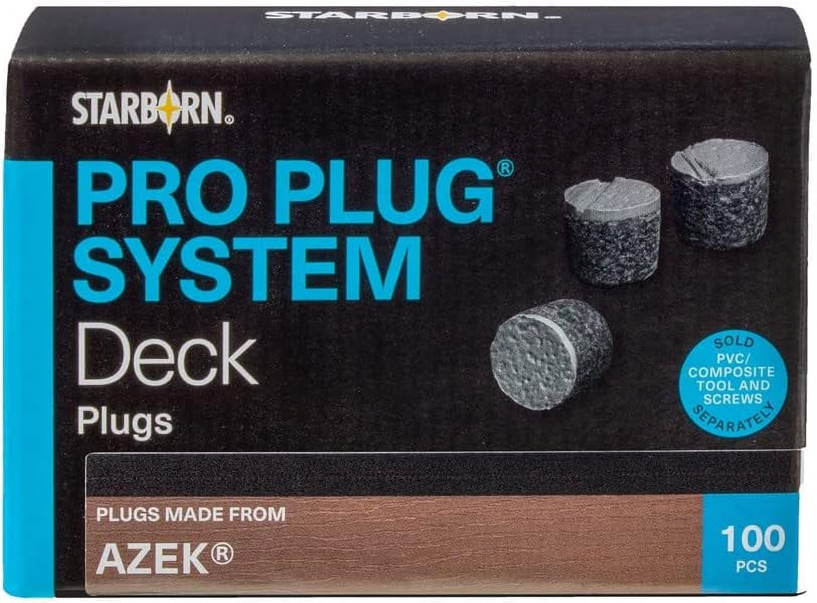 Plugs for Azek Castle Gate Decking - 100 Count - Walmart.com