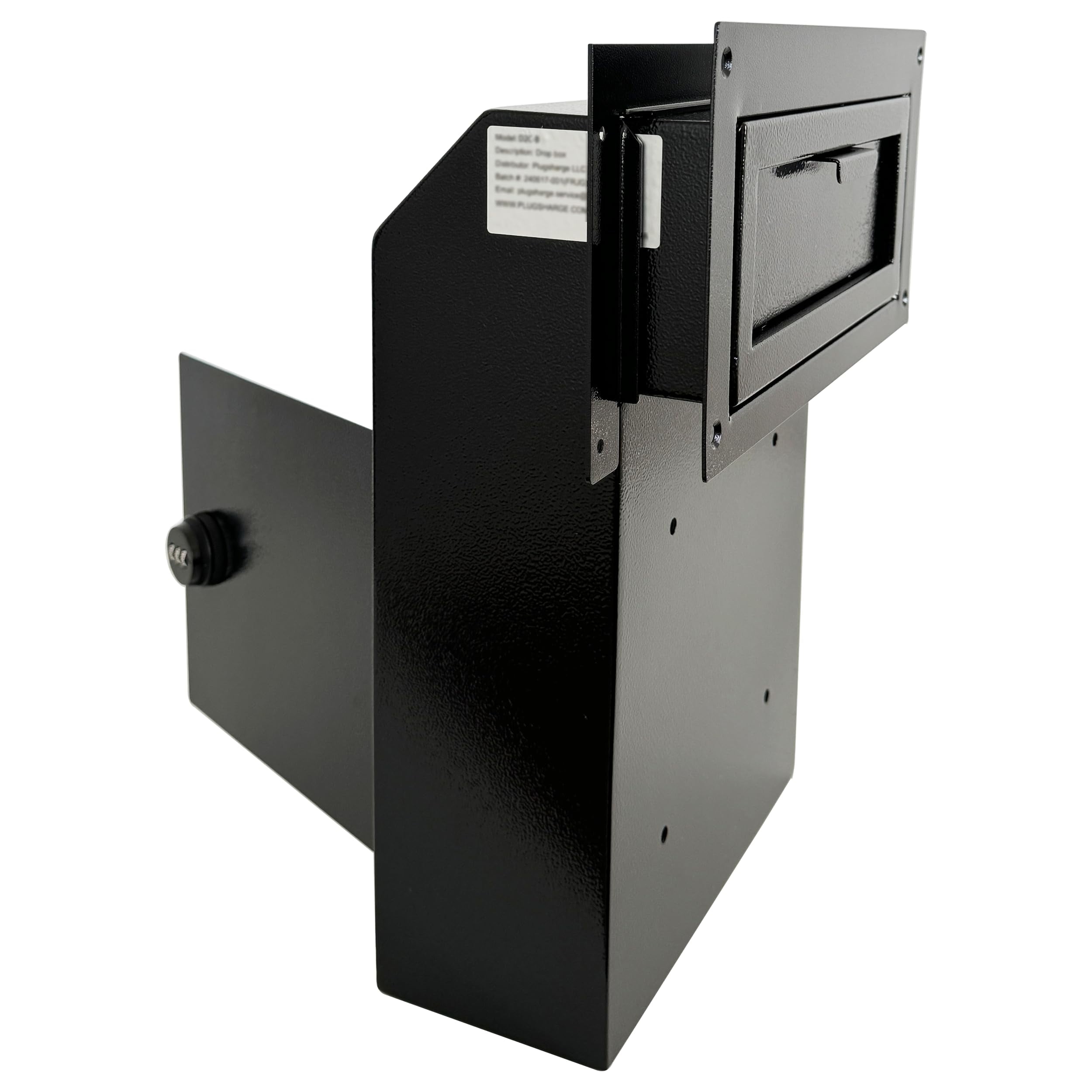Plugsharge Locking Door Drop Box with Combination Lock – Steel Mailbox ...