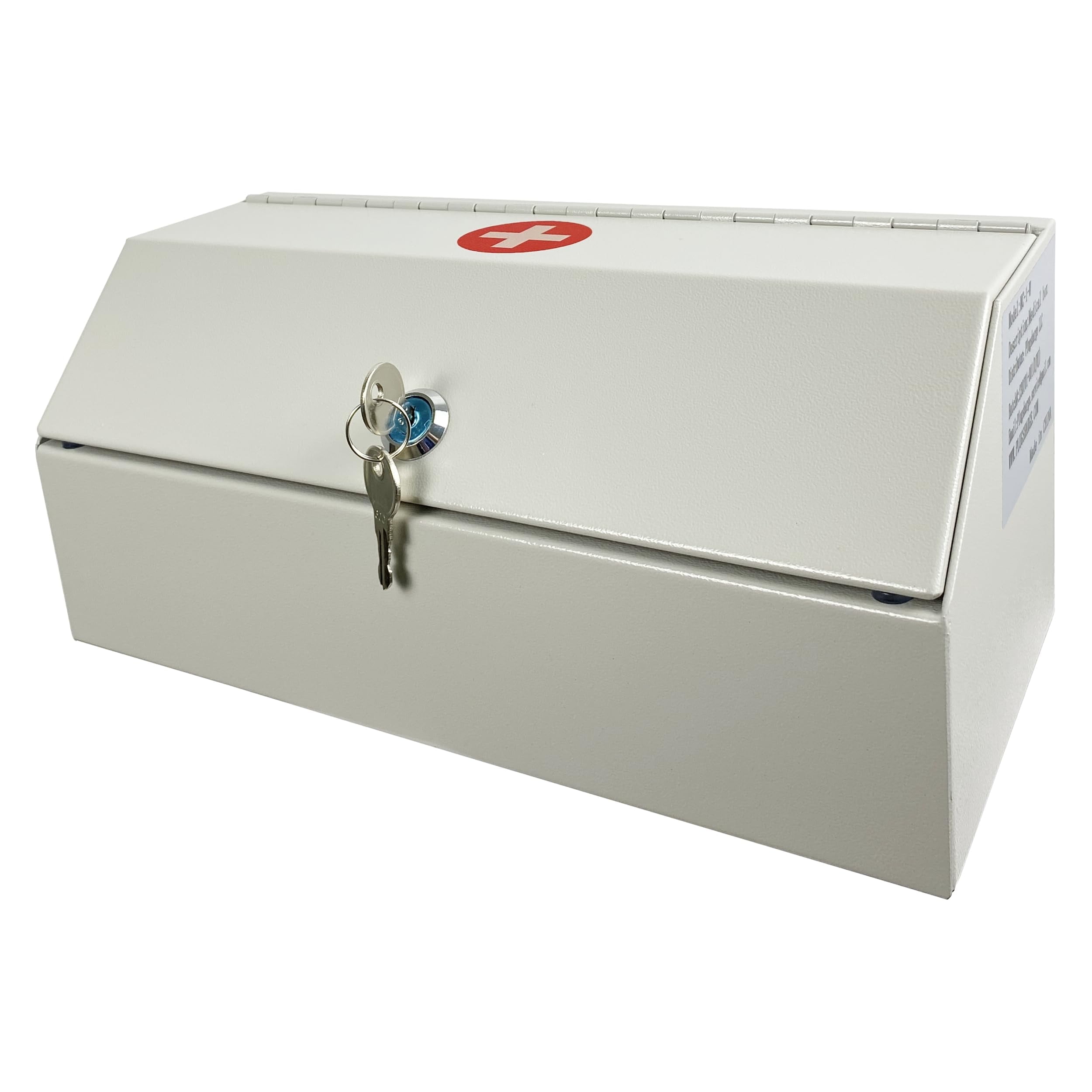 Plugsharge Medicine Lock Box for Safe Medication Storage,Lockable ...