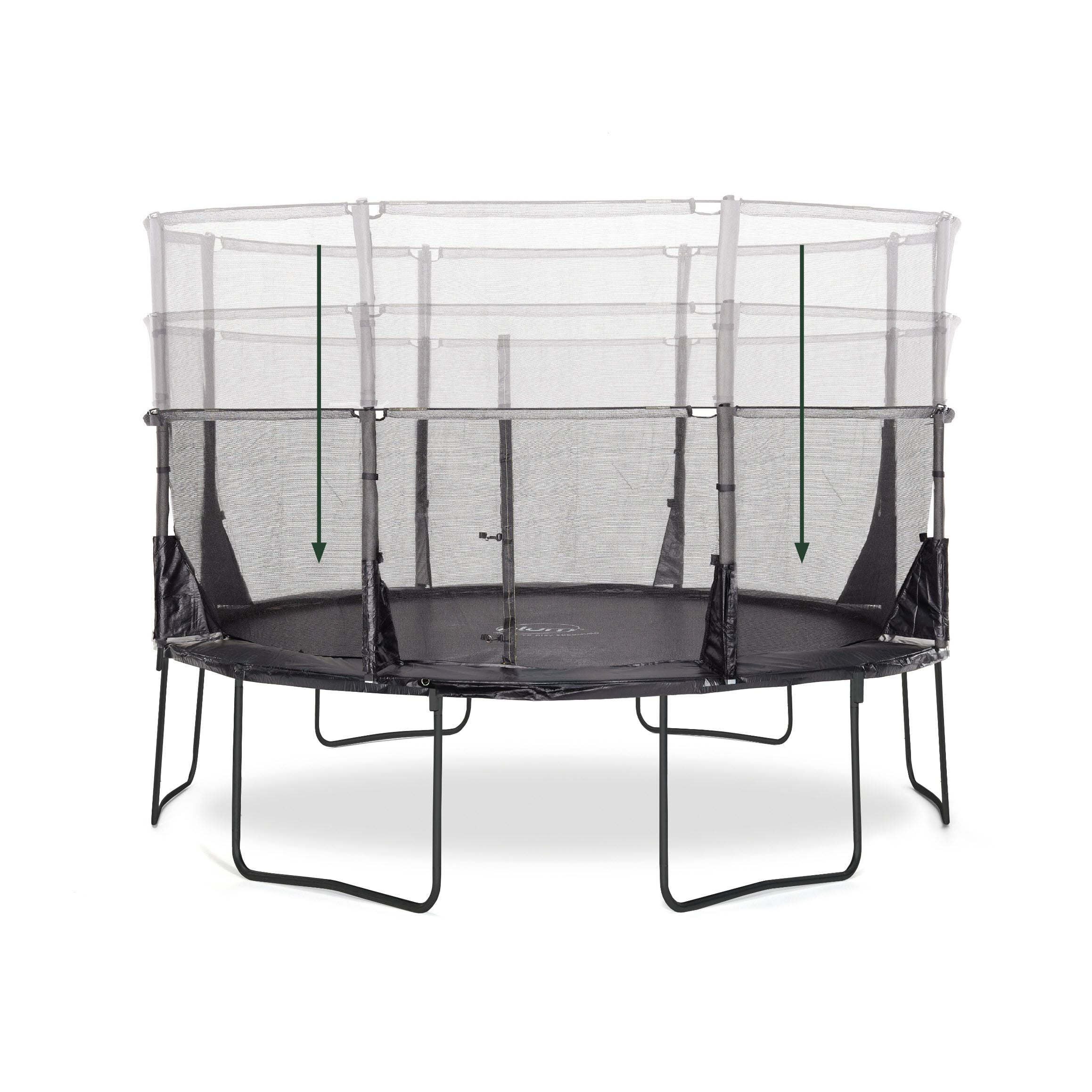 Plum 12ft Space Zone II Trampoline - Springsafe Enclosure - Walmart.com