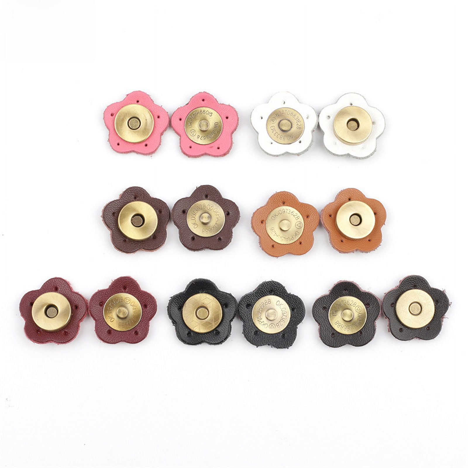 Plum Blossom Magnetic Buckle Flower Buckle Magnetic Buckle Bag Button ...