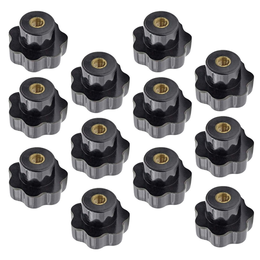 Plum Blossom Screw Knobs Non Ergonomic Design Metal 12PCS Threaded ...