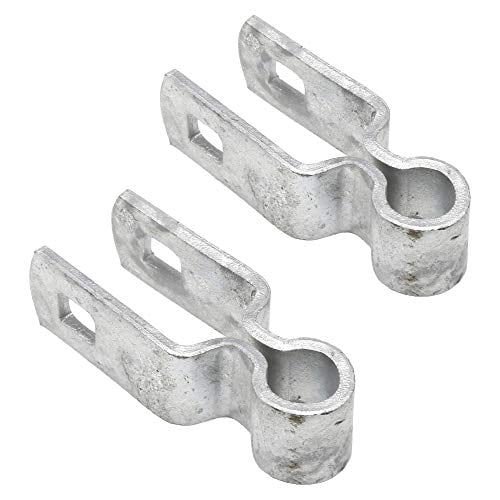 Plum Fittings 1" X 5/8" Square Post Female Hinges for Chain Link Fence ...