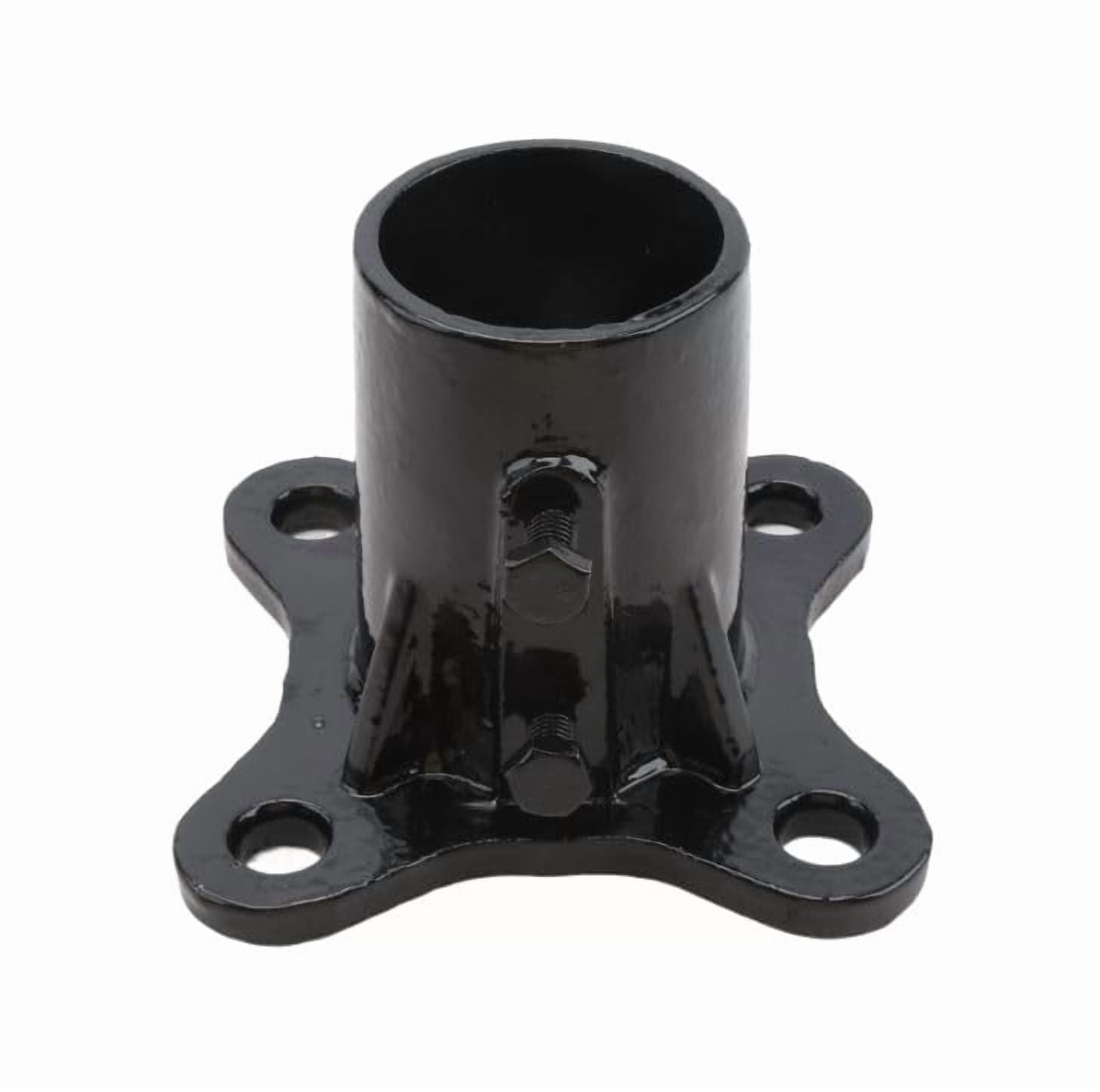 Plum Fittings 2 1/2" [2 3/8" OD] Black Floor Flange with 2 Set Screws ...