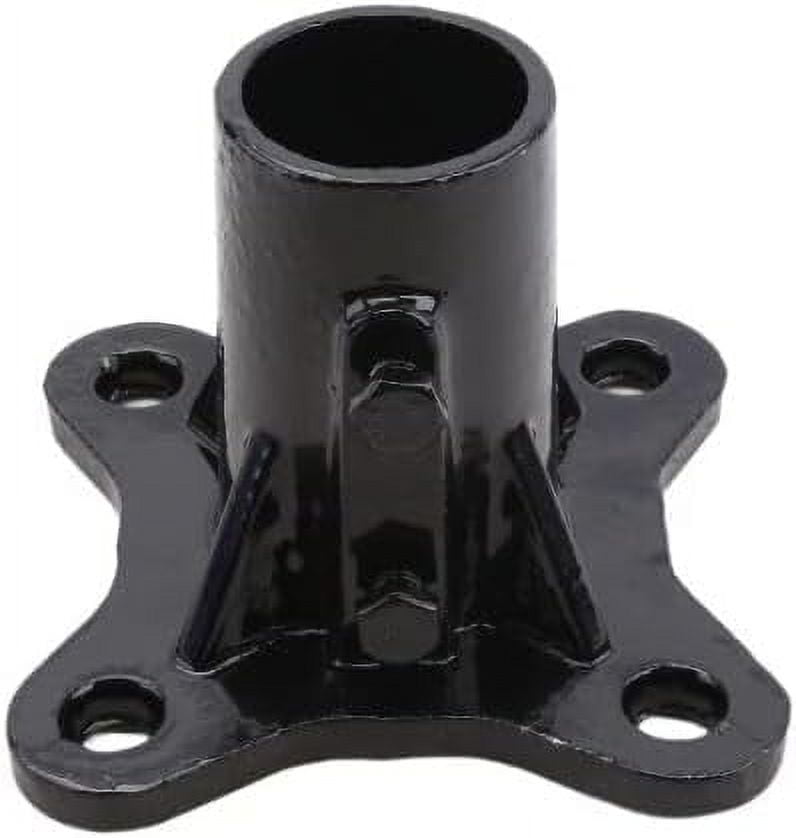 Plum Fittings 2" (1 7/8" OD) Black Floor Flange with 2 Set Screws ...