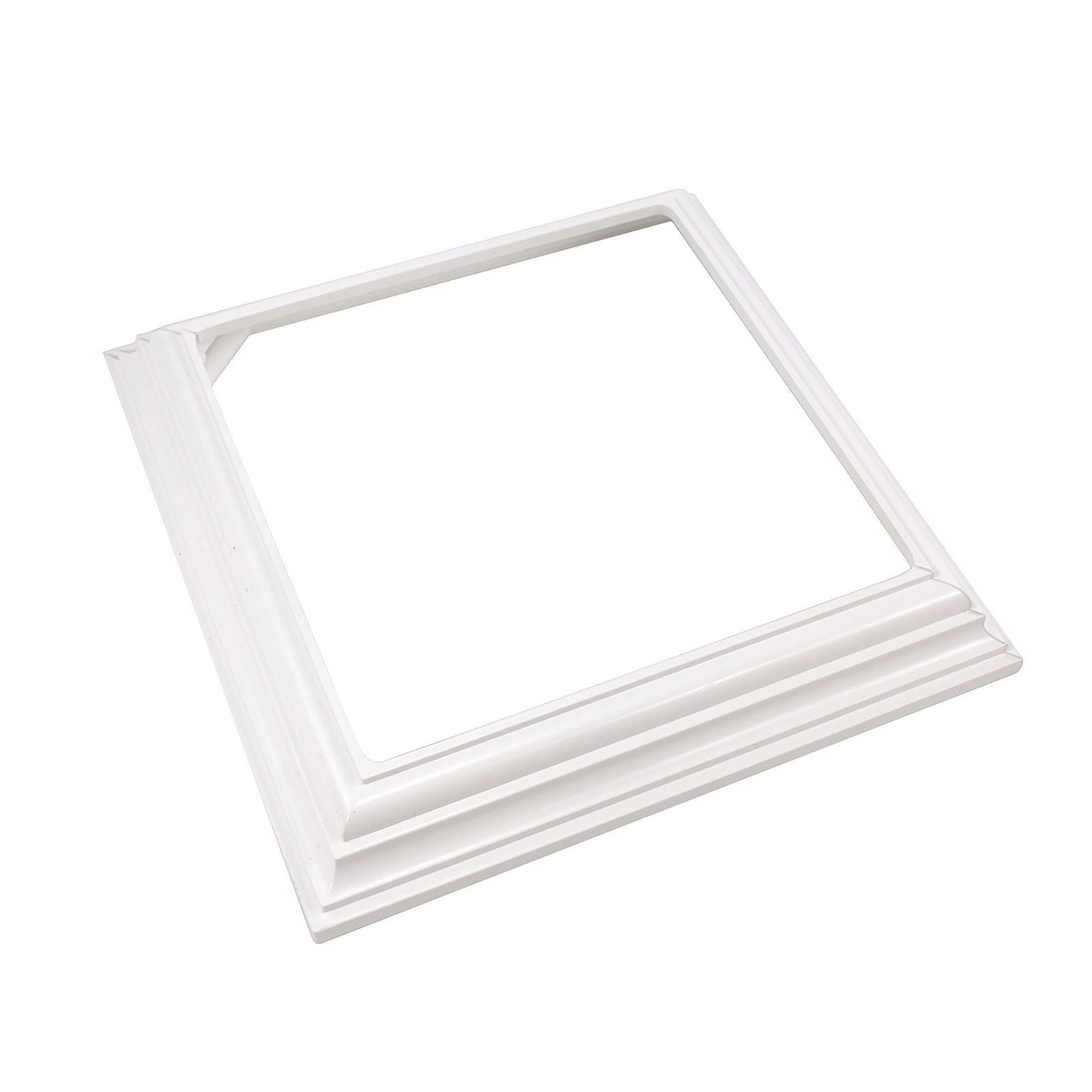 Plum Fittings 5 Inch x 5" Inch White Traditional Vinyl Post Skirt ...