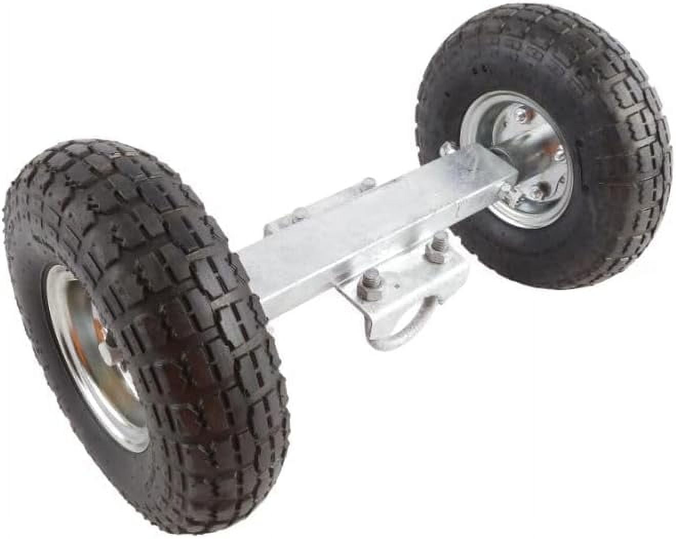 Plum Fittings Chain Link 12" Wide Pneumatic Double Wheel Sliding Gate ...