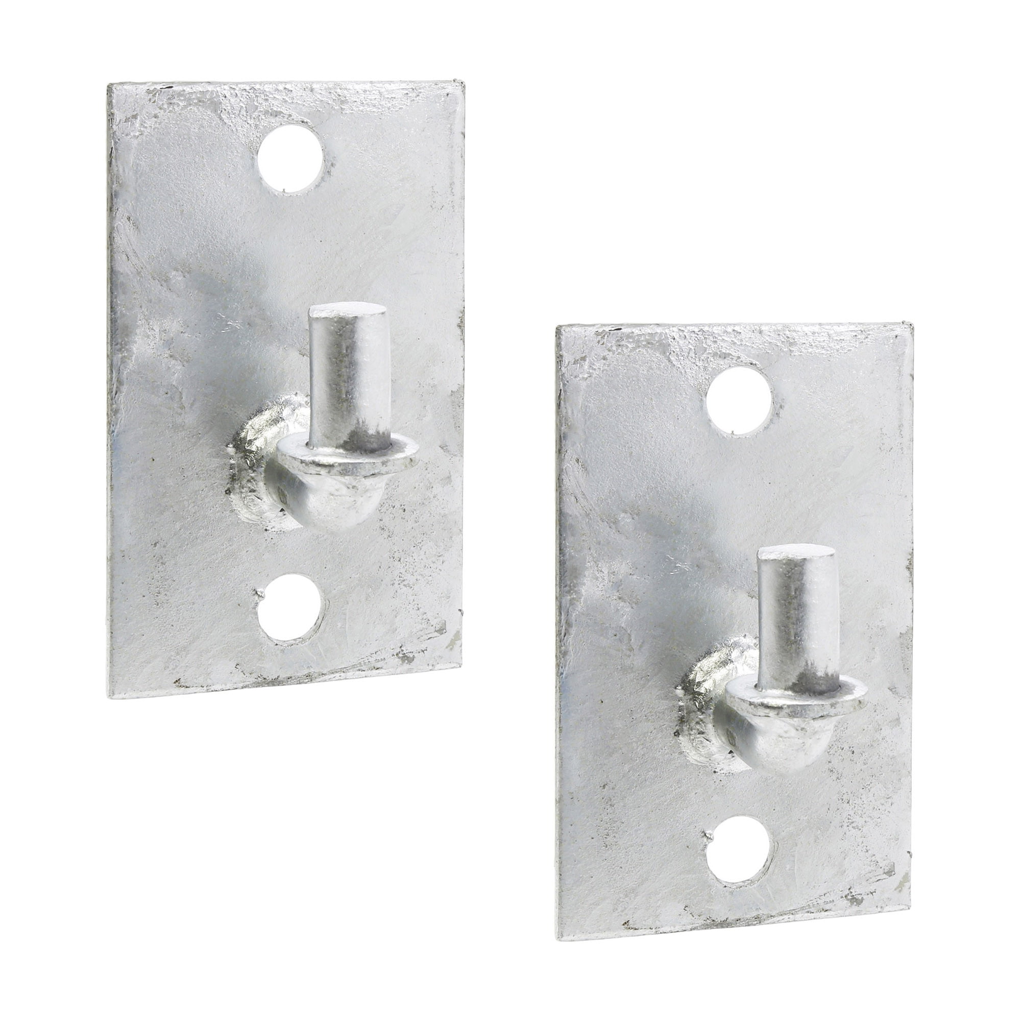 Plum Fittings Chain Link Fence Wall Mount Gate Hinges | Galvanized ...
