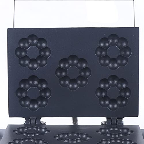 Plum Flower Donut Maker Machine,Commercial Non-stick Waffle Donut ...
