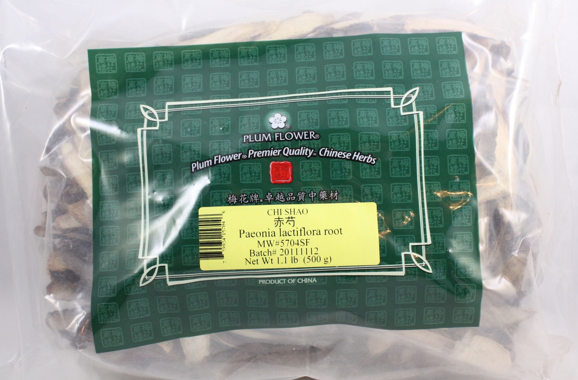 Plum Flower Red Peony Root Chi Shao Yao Cut 1 lb. Bulk Herbs - Walmart.com