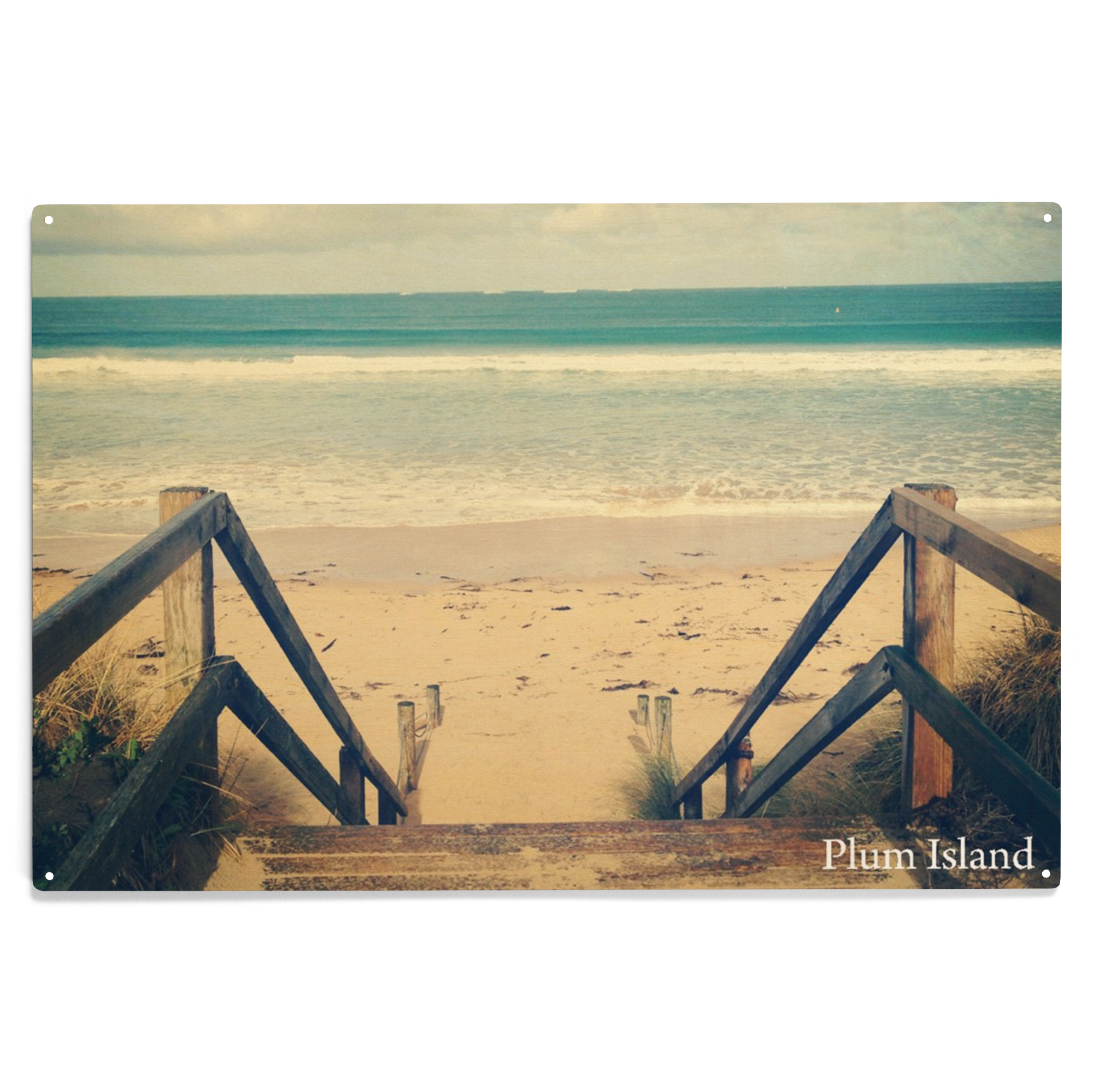 Plum Island, Massachusetts, Sandy Stairs and Beach, Photography Birch ...