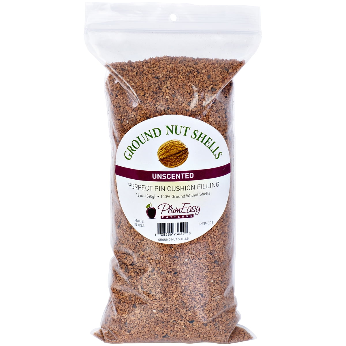 PlumEasy Patterns Ground Walnut Shells 12oz Unscen - Walmart.com