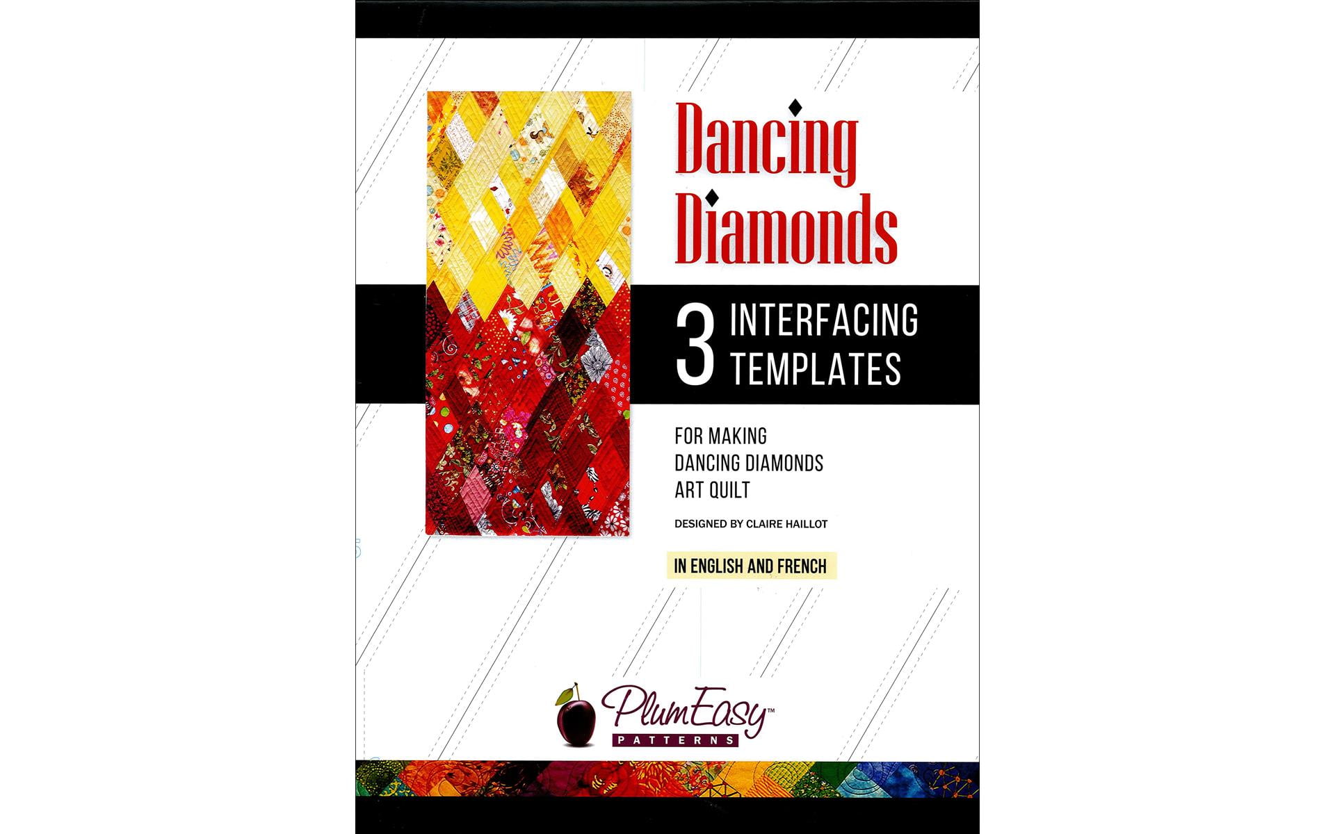 PlumEasy Patterns Interfacing Template Diamonds3pc - Walmart.com