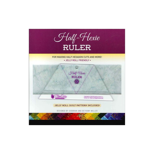 PlumEasy Patterns Ruler Half Hexie - Walmart.com