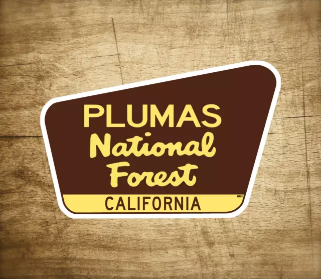 Plumas National Forest Decal Sticker California Sign Sticker Phone ...